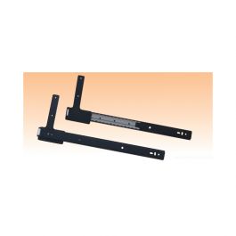 Flipper Door For Cabinet, Sliding Guides On Balls 50Cm, Black