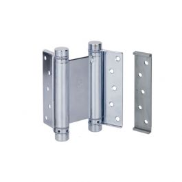 Stainless steel Swing door hinge 15 cm, Inox with spacers