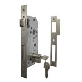 TESA - Mortise lock for wooden doors Backset 50mm, axes 85 mm, With ...