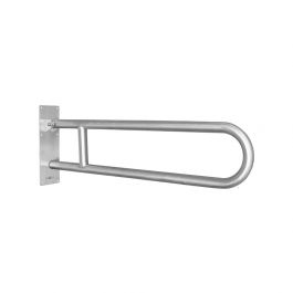Hinged bar with vertical swivel without roll holder 80 cm. Stainless ...