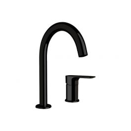 REMER - Infinity Two holes single-lever washbasin mixer, matt black
