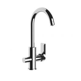REMER - Infinity Kitchen Single-lever sink mixer three ways inlet with ...