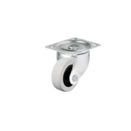 28 mm Diameter Thermo Coated Small PVC Swivel Wheel with Table Connection