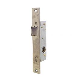 Single Point Lock For Metal Profiles, 20Mm Entry, Stainless Steel