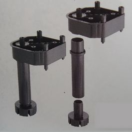 Adjustable Plastic Leg Without Dowel H . 150Mm