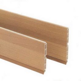 Pvc Plinth Covered With Brushed Aluminum