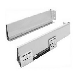 White Double Wall Metal Drawer Sides 400 Mm