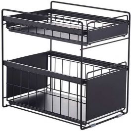 Multi-Functional Kitchen Storage Sliding Rack, 2 Tiers