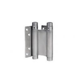 Natural Steel Double Acting Spring Hinge 29/75