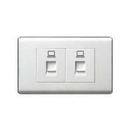 2 Gang Data Socket
