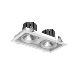 Square Recessed Downlight 60W Black