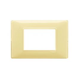 Plana,Cover Frame 3 modules, Reflex cedar