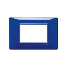 Plana,Cover Frame 3 modules, Reflex sapphire