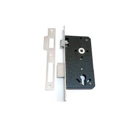 Mortise External Lock Fire-Resistance, Black
