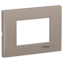 Easy Styl, Cover Frame, 3 Modules, Brown